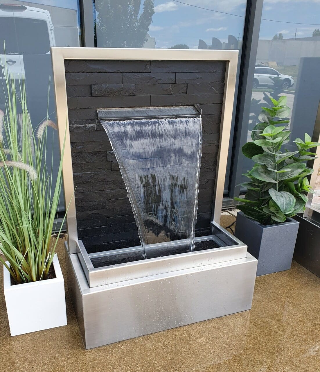 Crave Design - Anahita Projecting Stacked Stone Water Feature - 680mm ...