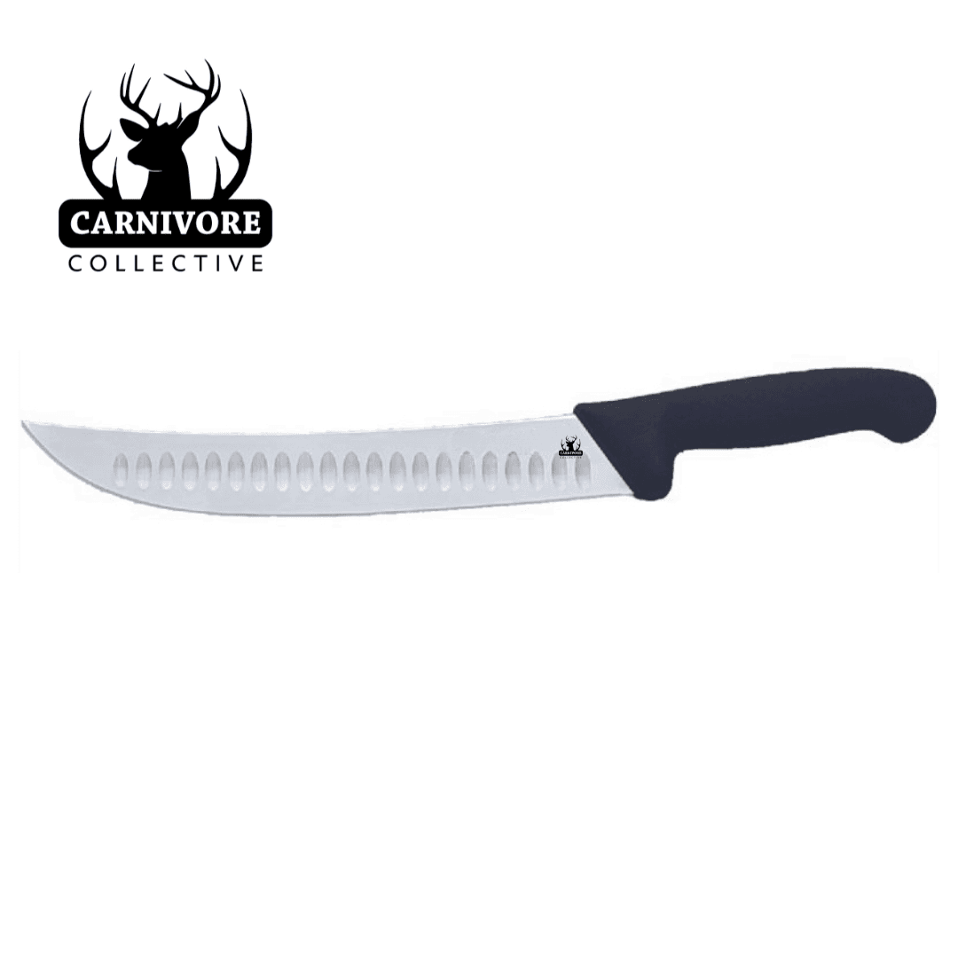 Carnivore Collective 10"/25cm Wide Blade Scalloped Cimeter Knife - My ...